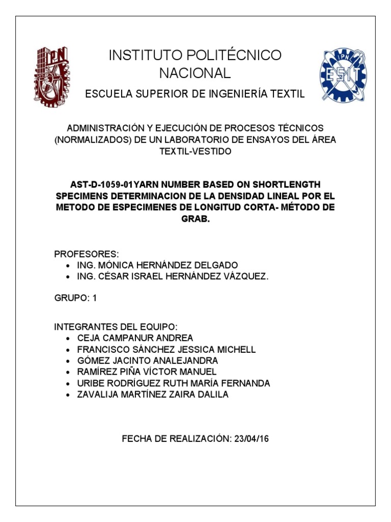 Practica 5 Astm D 1059 01 | PDF