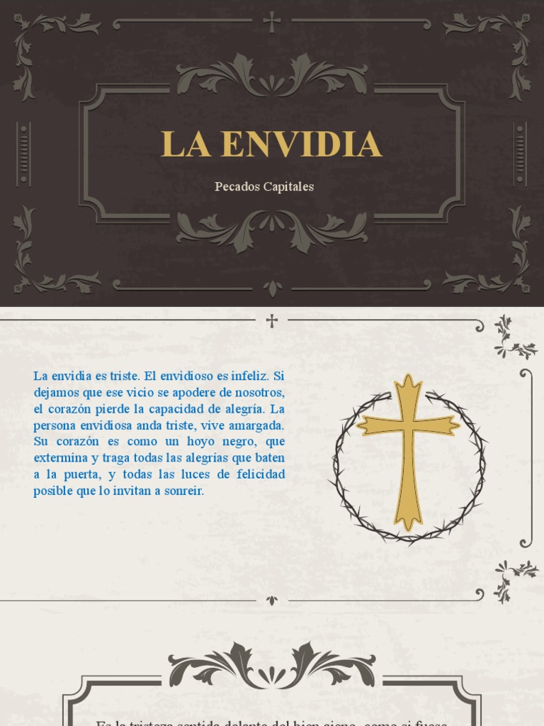 La Envidia | PDF | Envidia | Pecado