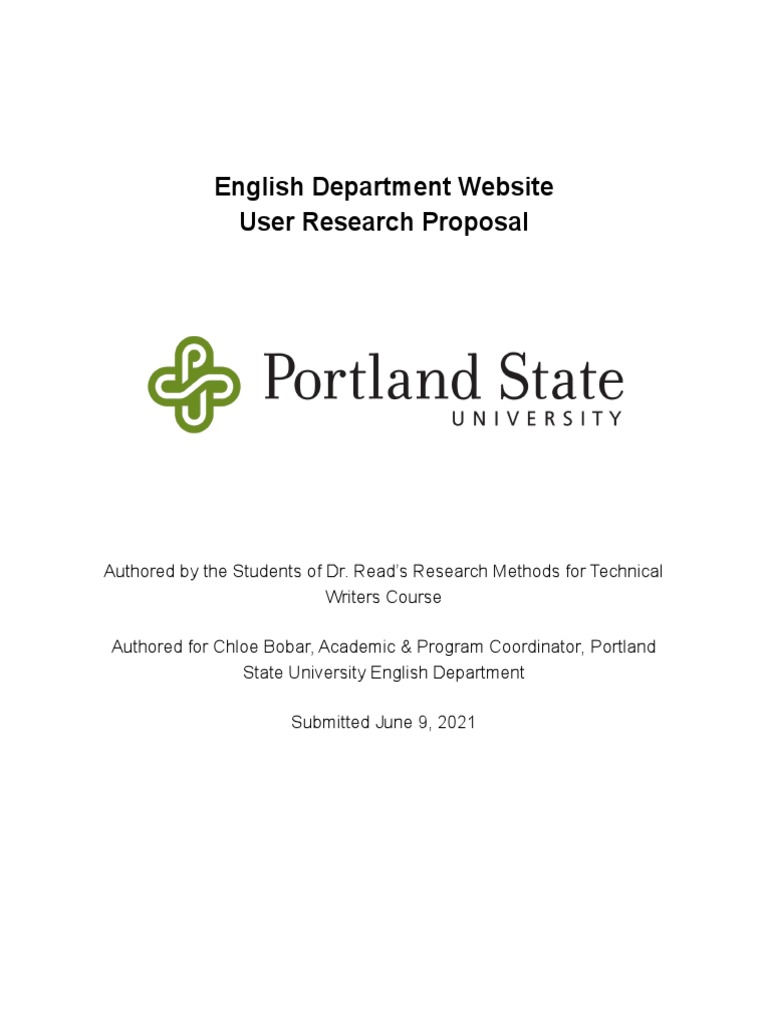 Final User Research Proposal | PDF | Interview | Social Media