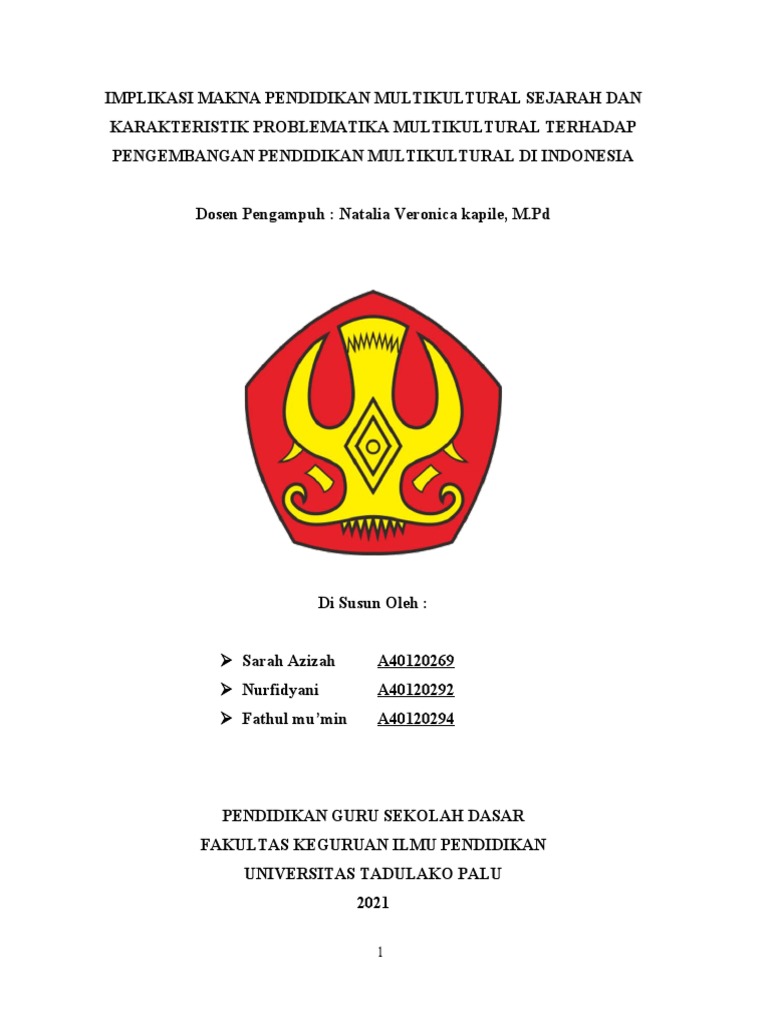 Makalah Pendidikan Multikultur | PDF