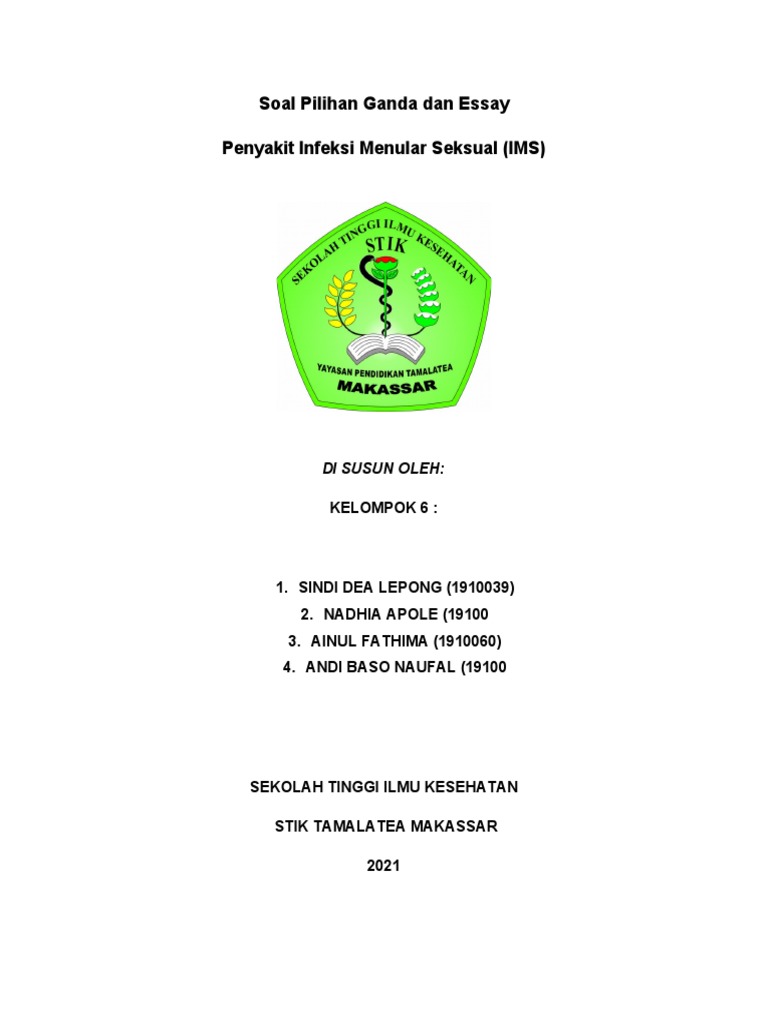 Soal Pilihan Ganda Dan Essay Kelompok 6 (IMS) | PDF