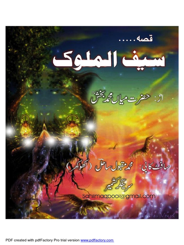 Saif Ul Malook by Mian Mohammad Bakash R | PDF | Computer File Formats