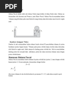 Contoh Soal Hukum Pascal | PDF