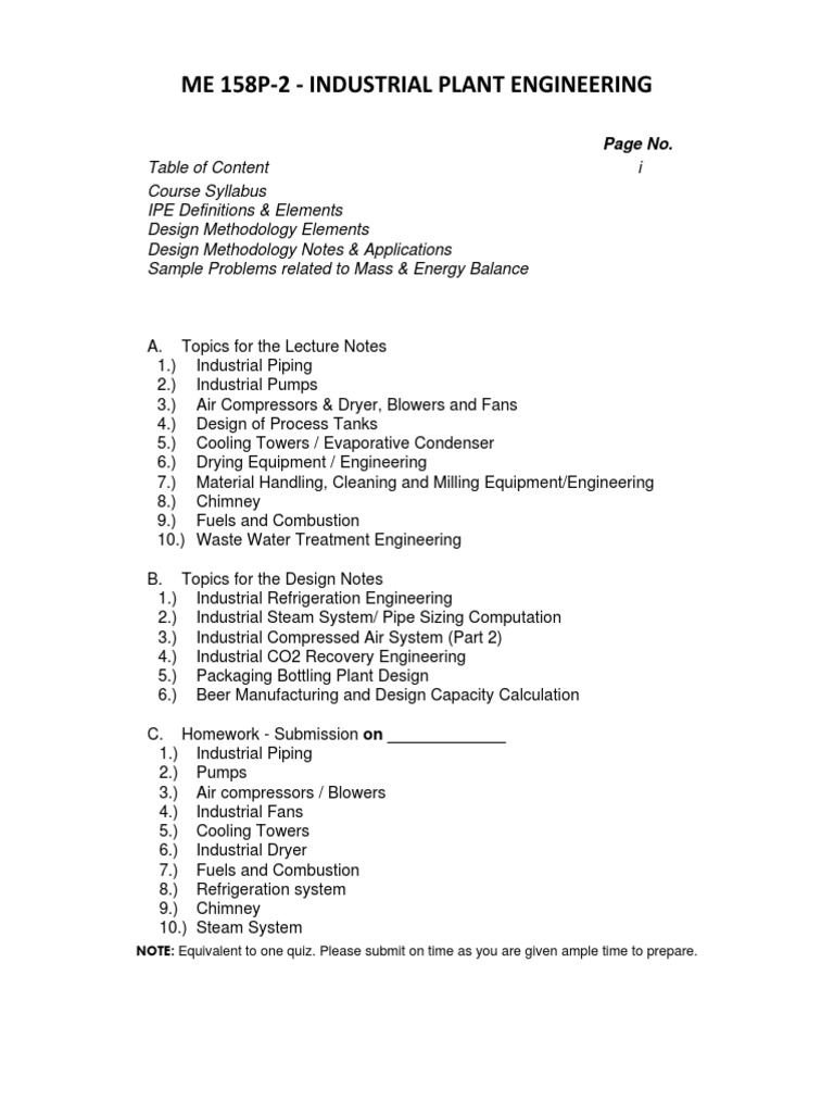 Course Topic Outline & Syllabus ME158P-2 | PDF | Engineering | Design