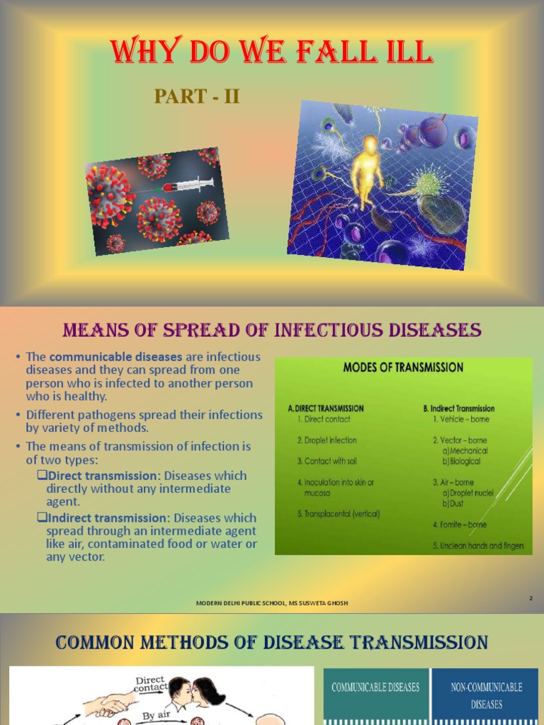 CL9 - Why Do We Fall Ill - Part Ii | PDF | Infection | Transmission (Medicine)