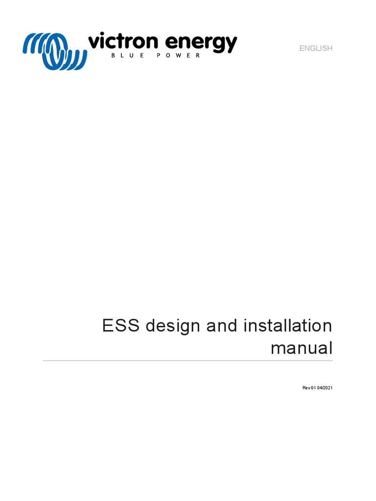 ESS Design and Installation Manual-En | PDF | Power Inverter | Battery ...