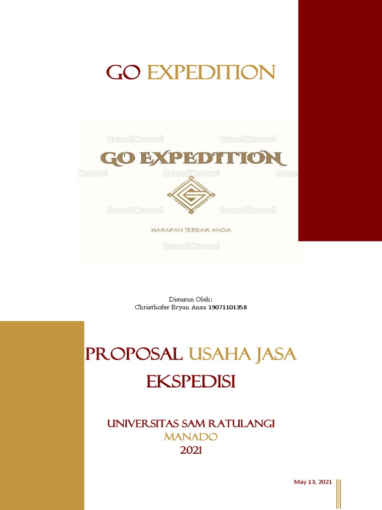Proposal Usaha Ekspedisi | PDF