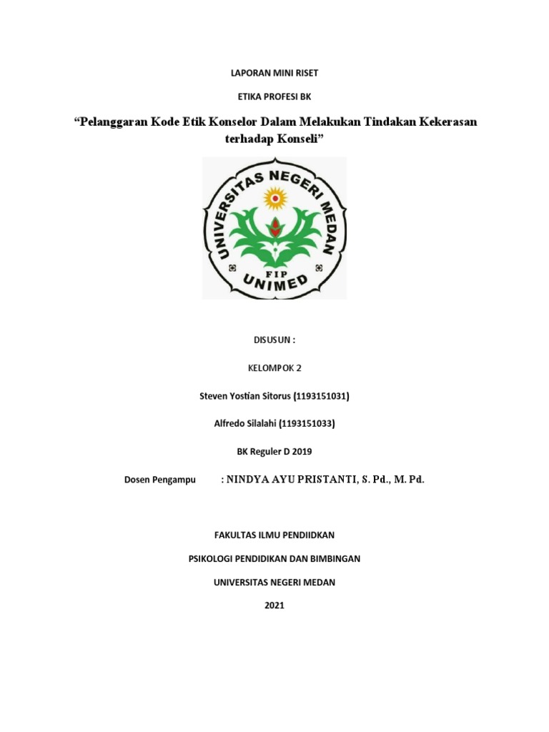 Laporan Mini Riset | PDF