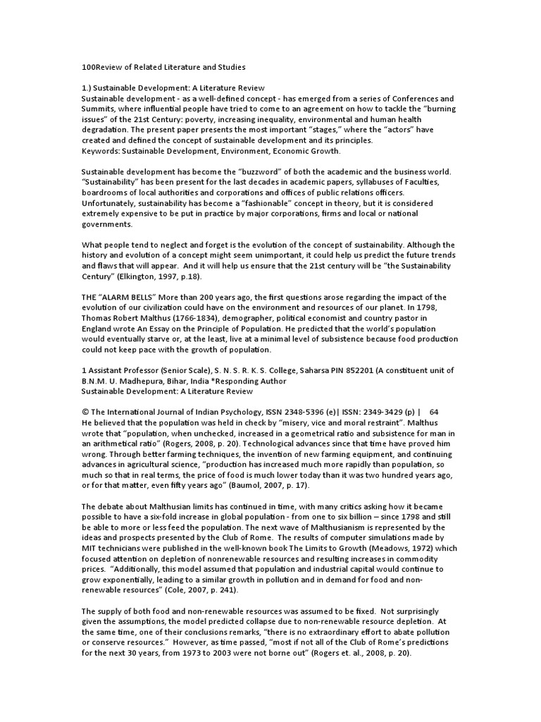 Review of Related Literature and Studies8 Local Rrls | PDF ...