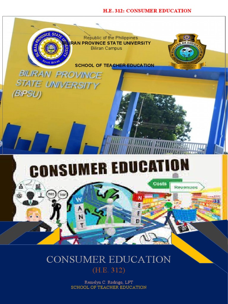 Intro. To Lesson 1 in Consumer Education | PDF | Teachers | Behavior