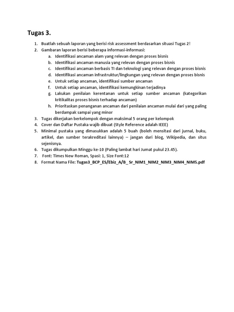Tugas 3 BCP | PDF