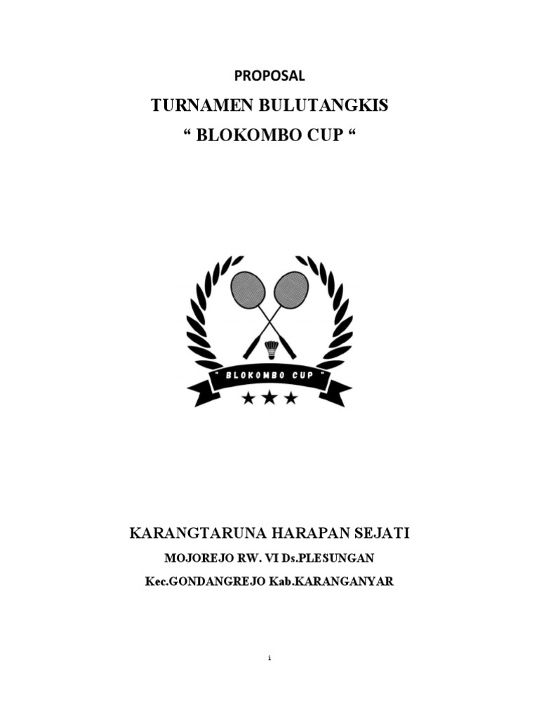 Proposal Badminton FX | PDF