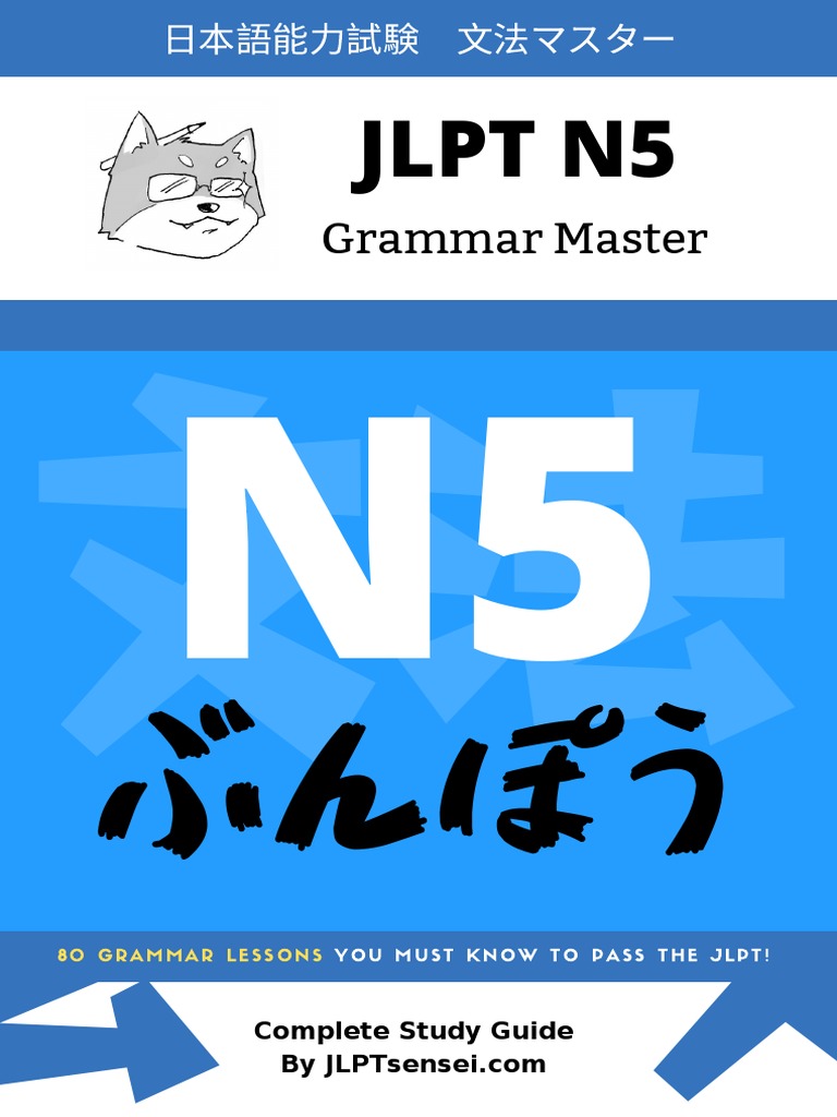 JLPT N5 Grammar Master Ebok by JLPTsensei - Com Preview | PDF ...