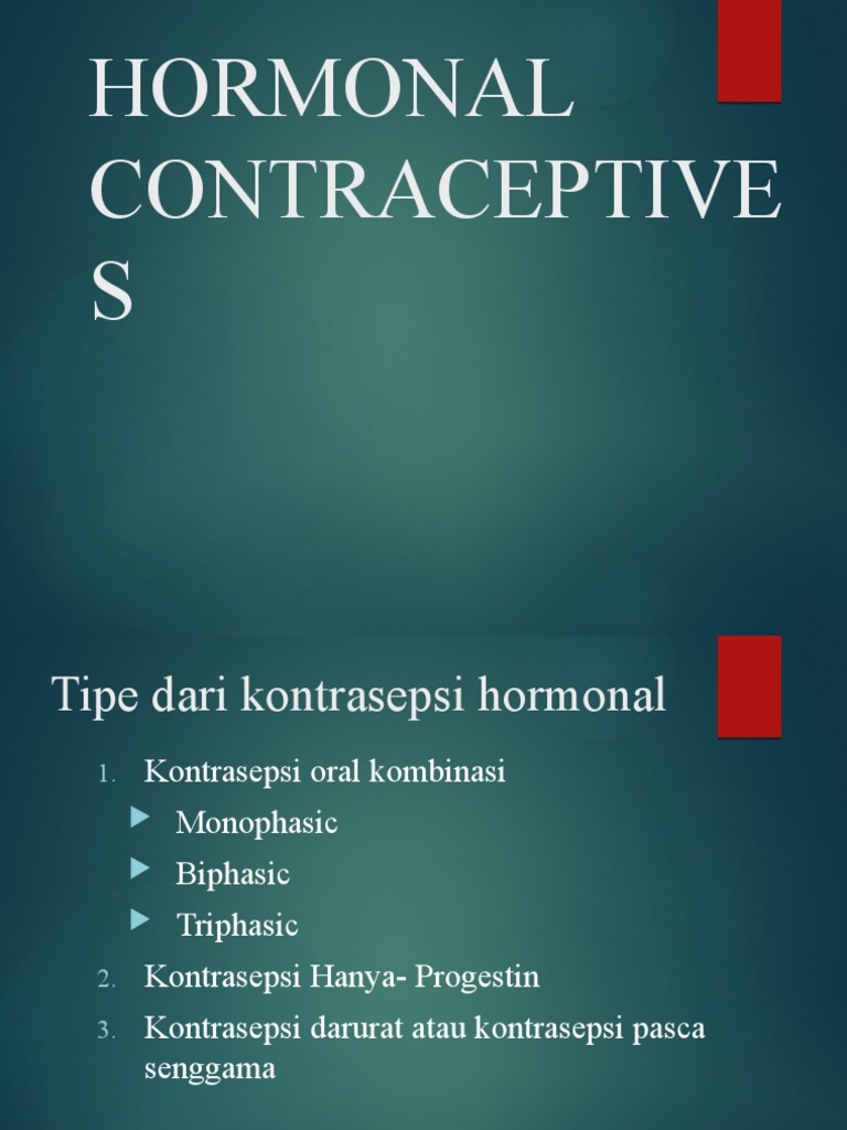 Mekanisme KB Hormonal | PDF