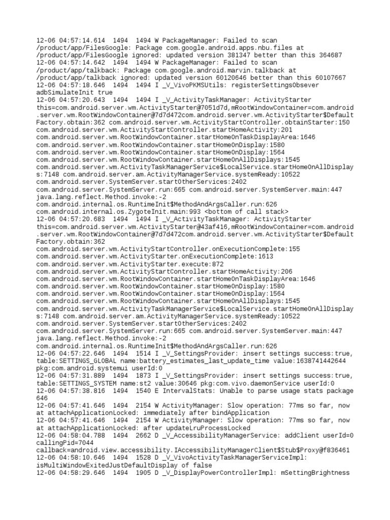 Log | PDF | Input/Output | Computer Data