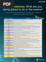 Aqa Science Gcse Command Words | PDF | Question | Knowledge