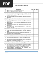 Checklist-Block Masonry Work: Pre Block Masonary Checks | PDF