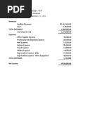 Uno Sari - Sari Store Income Statement | PDF