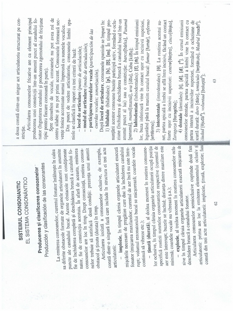 Consoanele Bilabiale | PDF