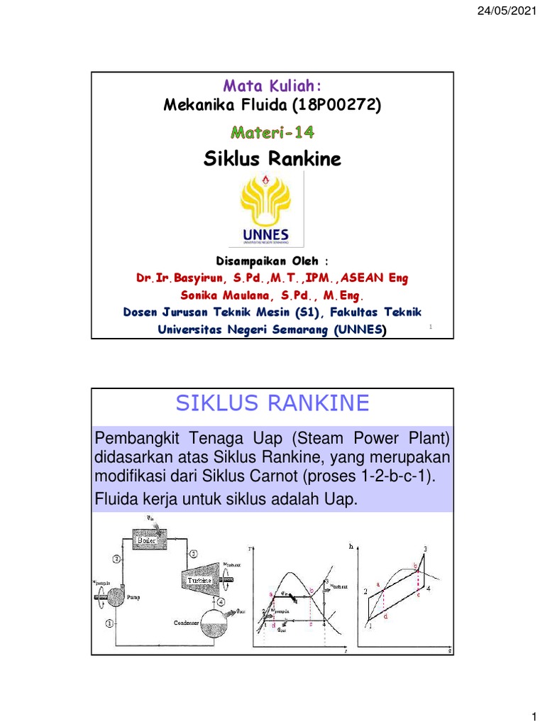 14-Siklus Rankine | PDF
