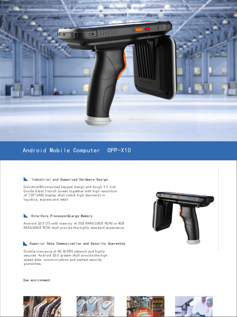 Android Mobile Computer OPP-X10: Industrial and Humanized Hardware ...