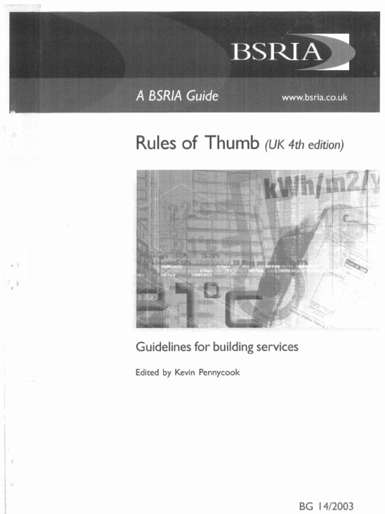 Bsria Rule of Thumb | PDF