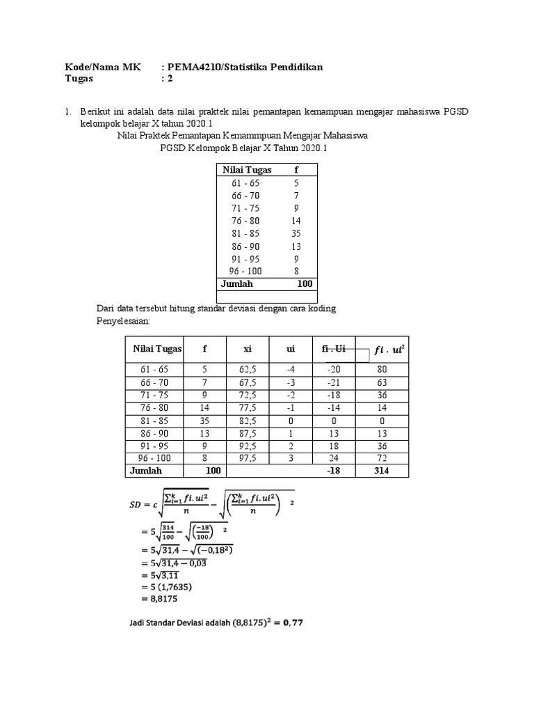 Statistik | PDF