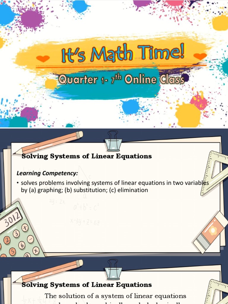 7th-Online-Class-Solving Problems Involving System of Linear Equation ...