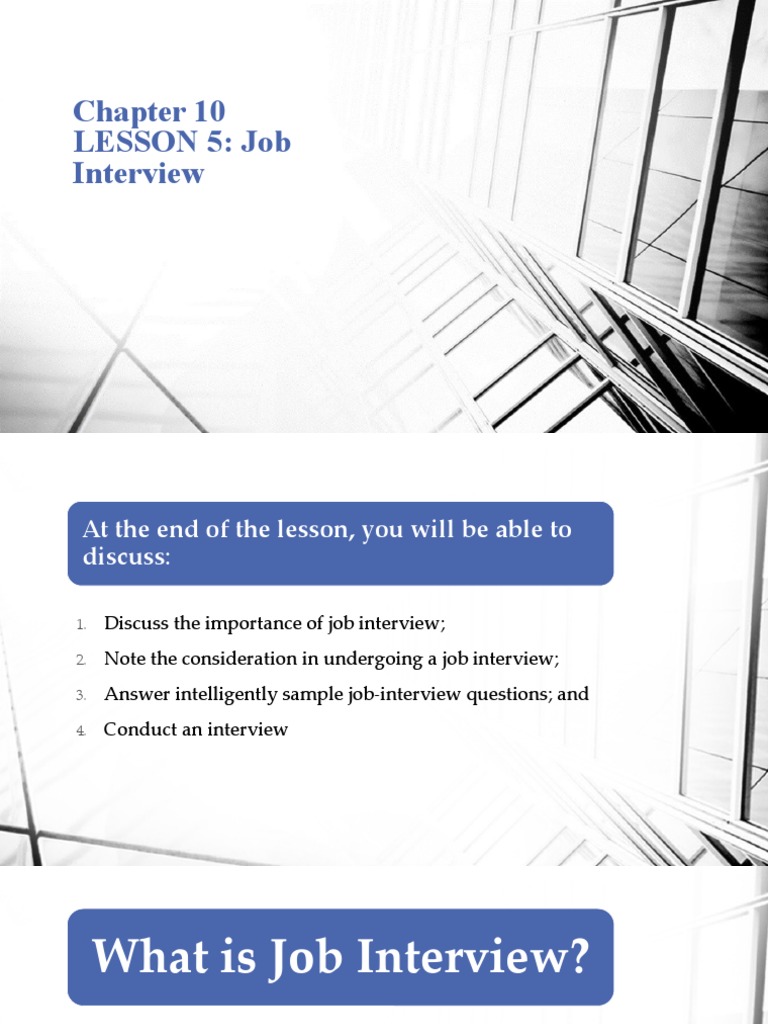 The Job Interview-Purcom | PDF | Job Interview | Interview