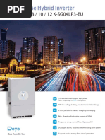 Deye - SUN 5K SG01LP1 EU - Datasheet | PDF | Energy Technology ...