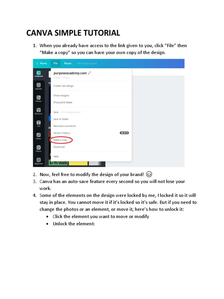 Ig Post Tutorial On Canva | PDF