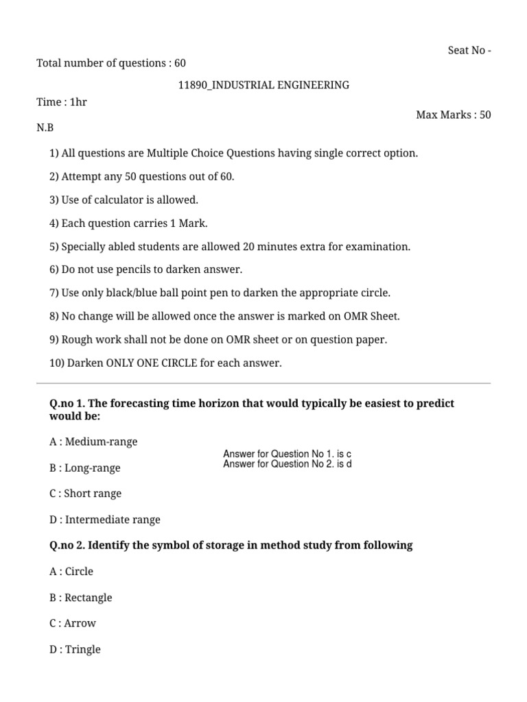 Industrial Engineering Wheebox | PDF | Forecasting | Business
