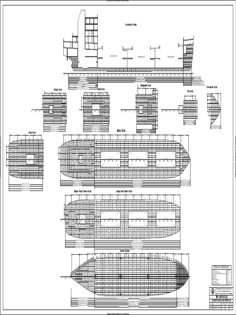 Construction Profile | PDF | Deck (Ship) | Battleship