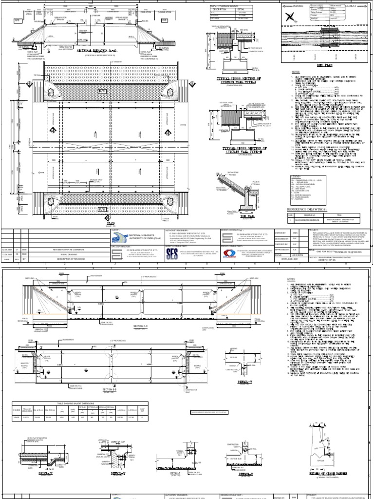 Drawing of MNB at KM 108+935 | PDF | Building Engineering | Civil ...