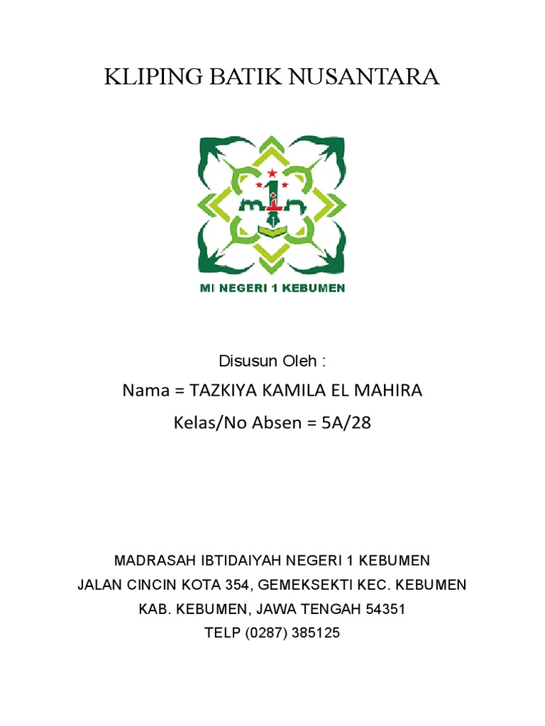 Kliping Batik Nusantara | PDF