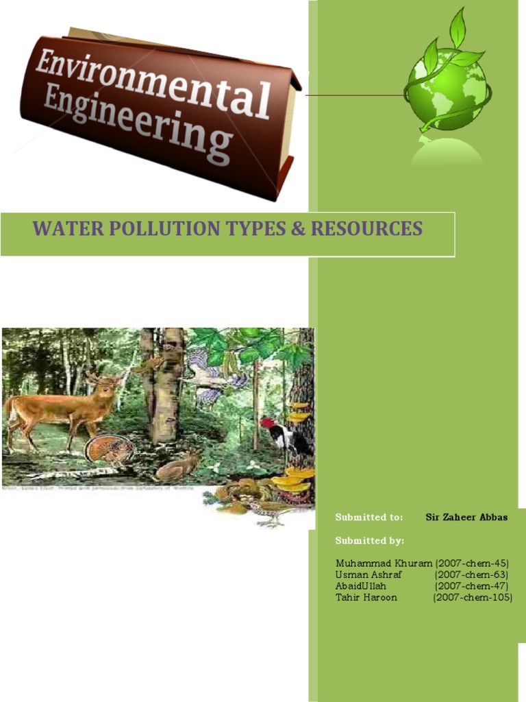 Water Pollution Types and Sources | PDF | Human Impact On The ...