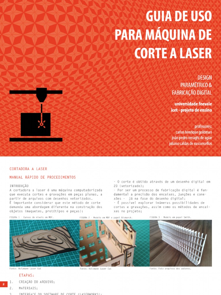 GUIA DE USO PARA MÁQUINA DE CORTE A LASER - PDF | PDF