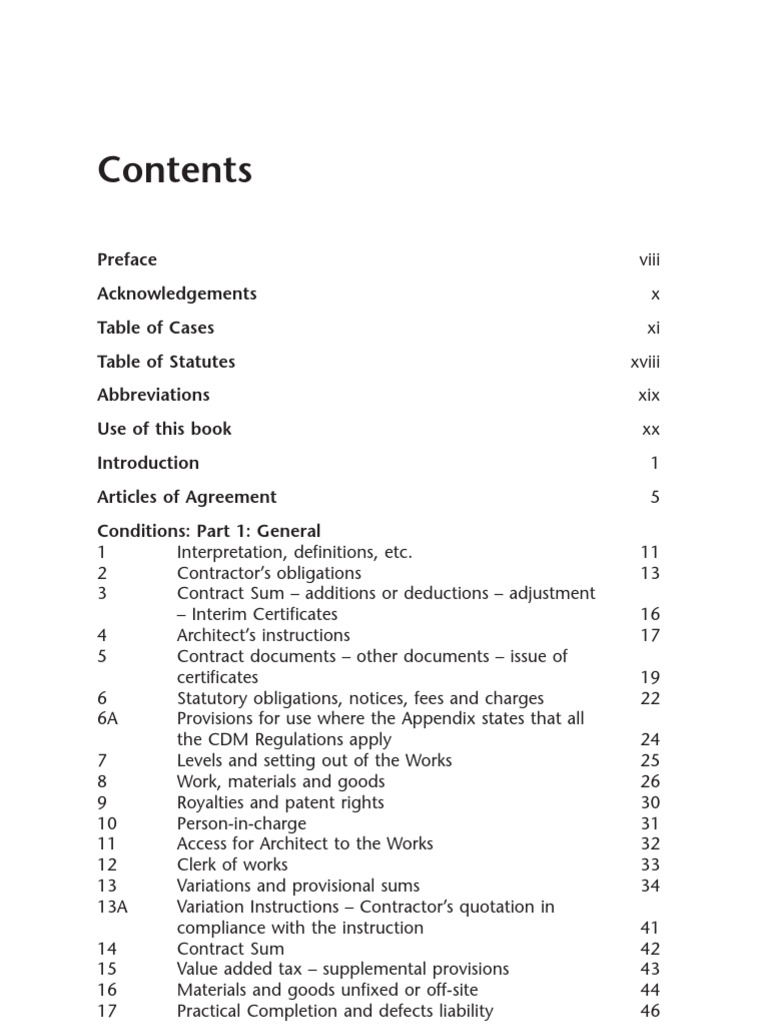 JCT Contract Clauses Explained | PDF | Architect | Contractual Term