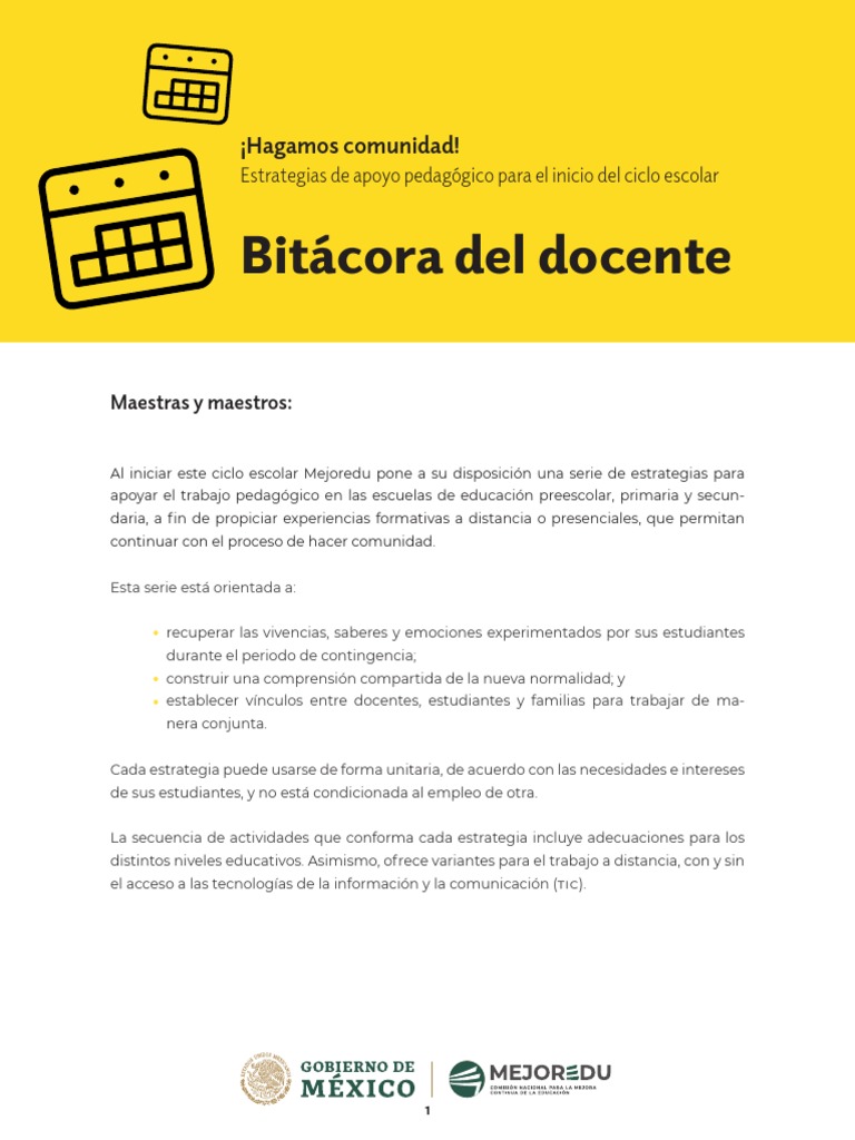 Bitacora Del Docente | PDF | Blog | Salón de clases