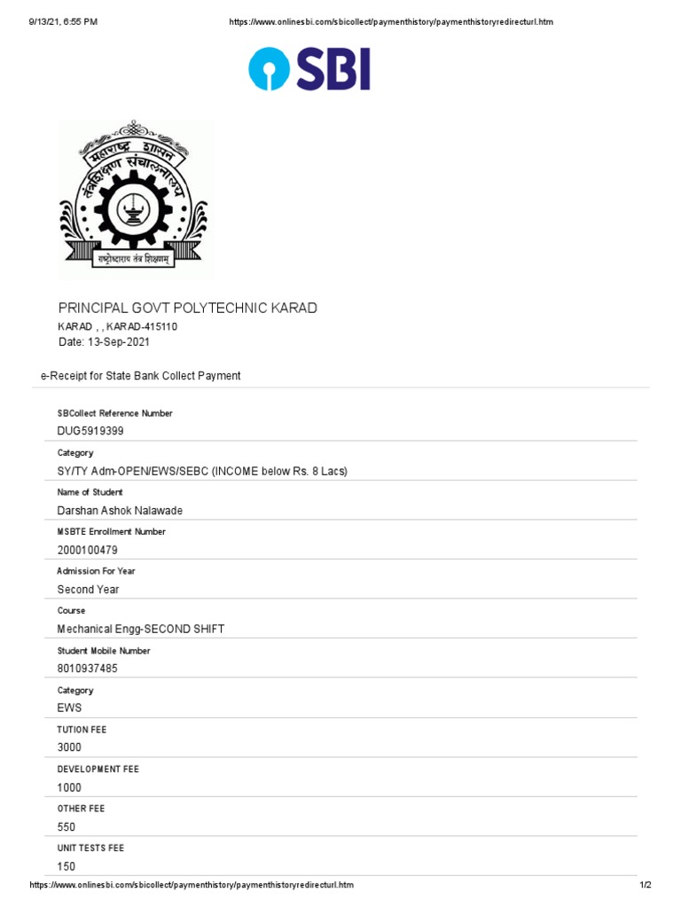 Darshan (Payment Receipt) | PDF | Technology & Engineering