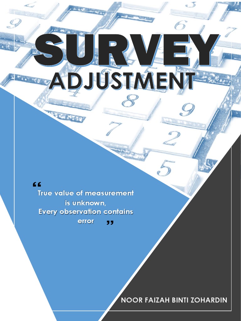 Survey Adjustment | PDF | Errors And Residuals | Correlation And Dependence