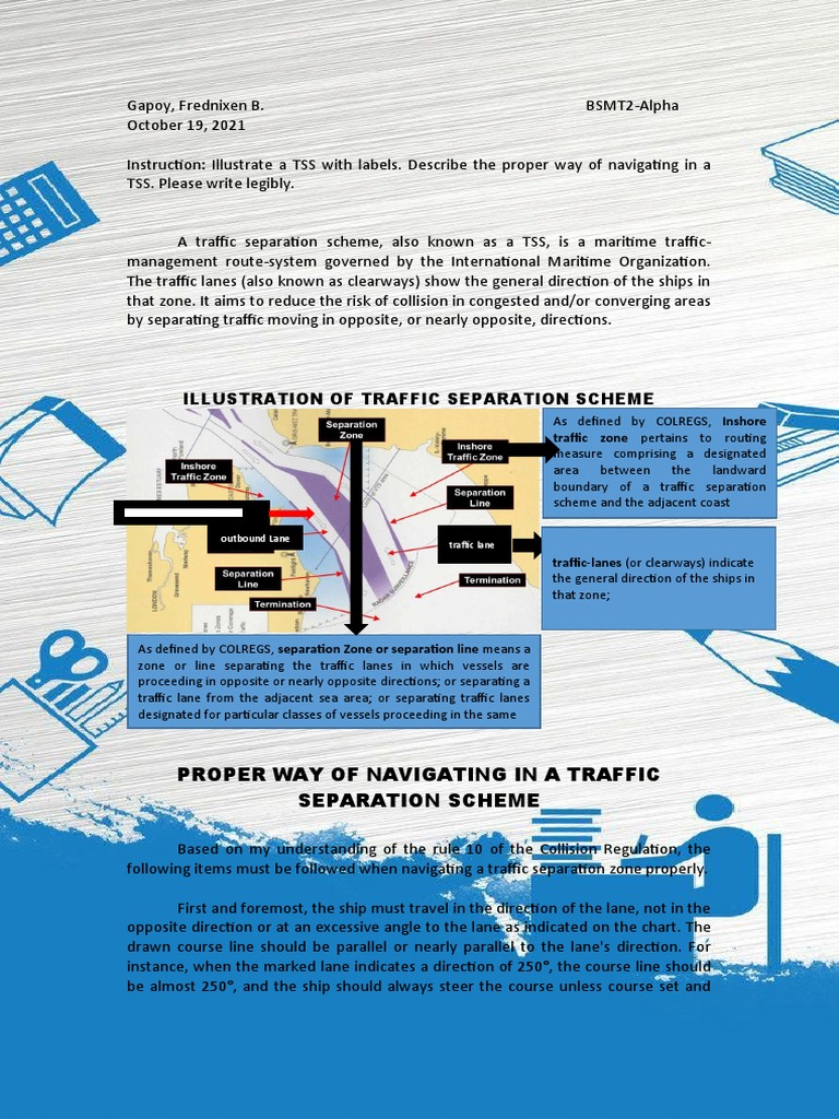 Traffic Separation Scheme by Gapoy | PDF | Traffic | Transport