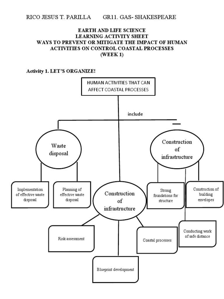 Earth and Life Science (Week 1) - Q2 | PDF | Waste Management | Coast