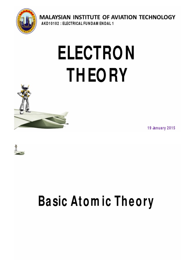 Electron Theory: Akd10102: Electrical Fundamendal 1 | PDF | Atoms ...