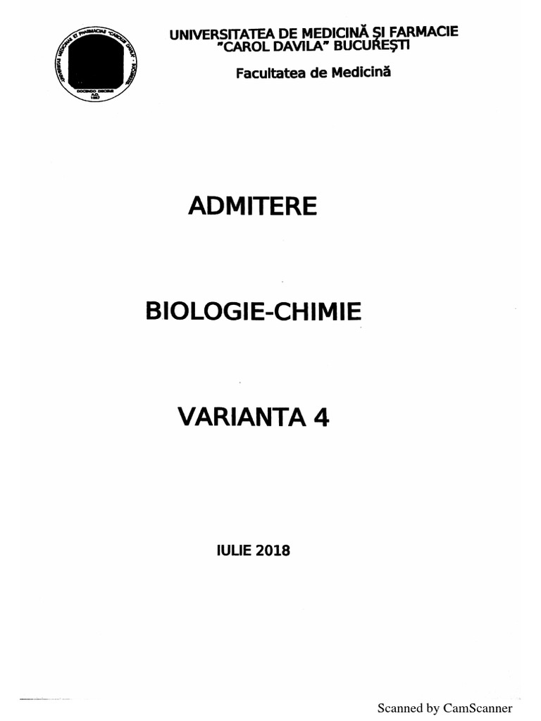 Admitere 2018 v4 | PDF