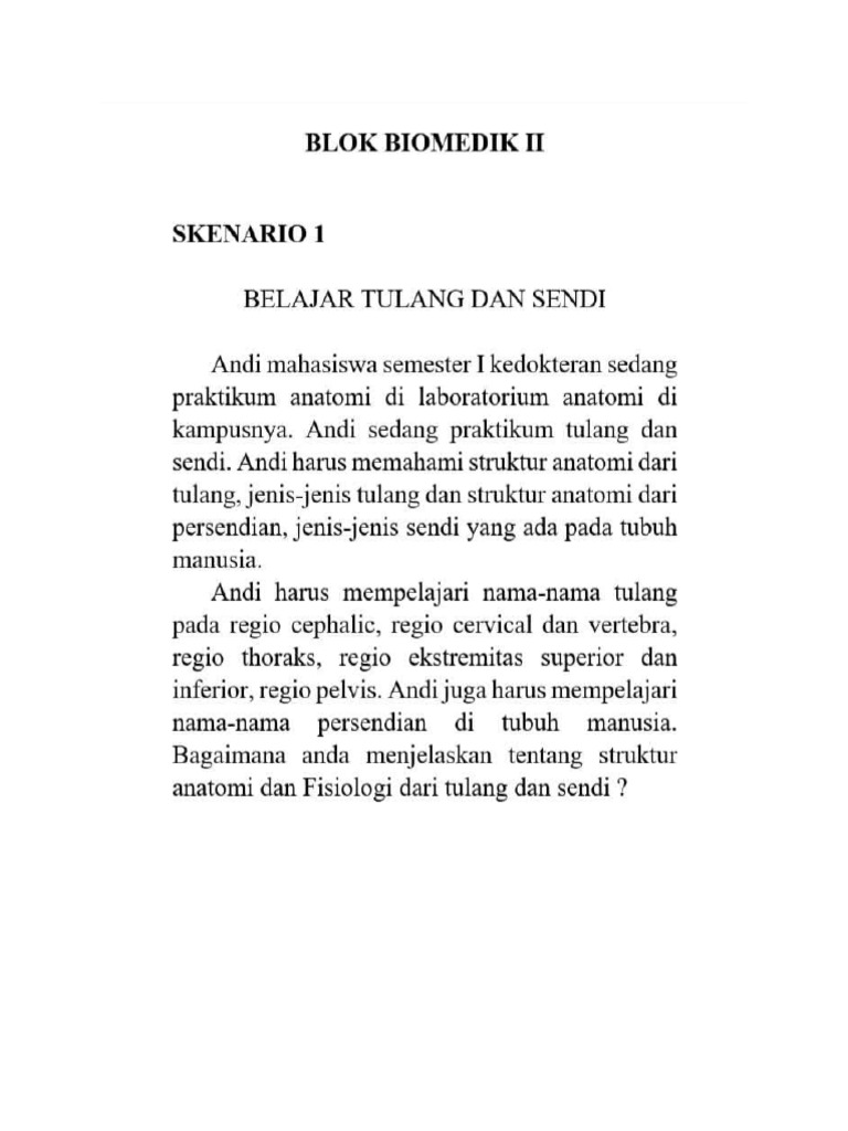 Terminologi Anatomi dan Fisiologi Manusia | PDF