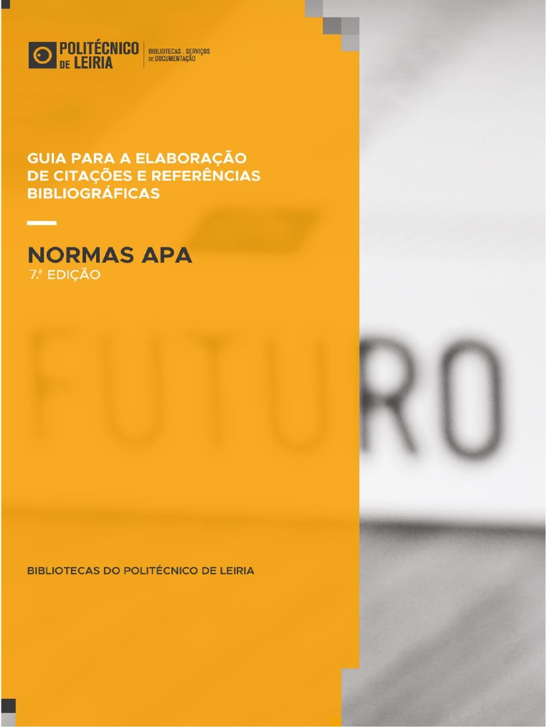 Guia APA 7 Ed. v1 | PDF | Citação | Academia