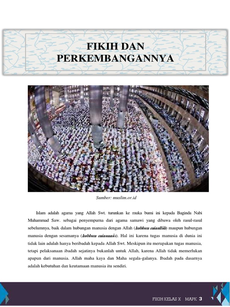 Konsep Fikih Dan Sejarah Perkembangannya | PDF | Sains & Matematika ...