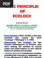 Basic Ecological Concepts and Principles | PDF | Ecology | Ecosystem