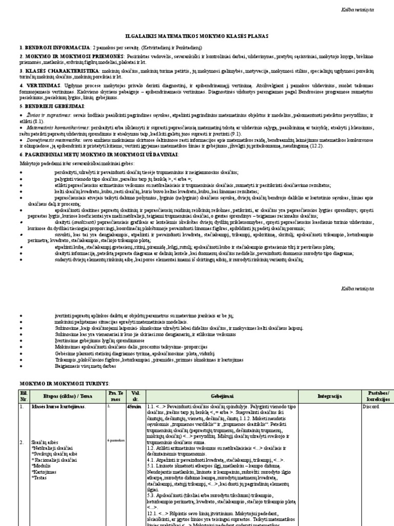 Matematika 6 Klase | PDF